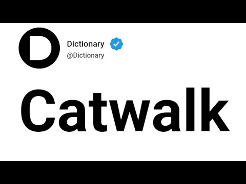 Catwalk Meaning In English - YouTube