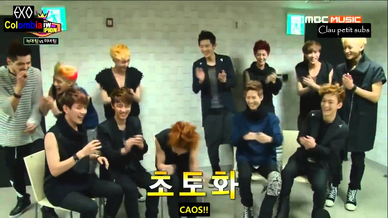 [ESP SUB]130612 EXO Show Champion Backstage Interview - YouTube