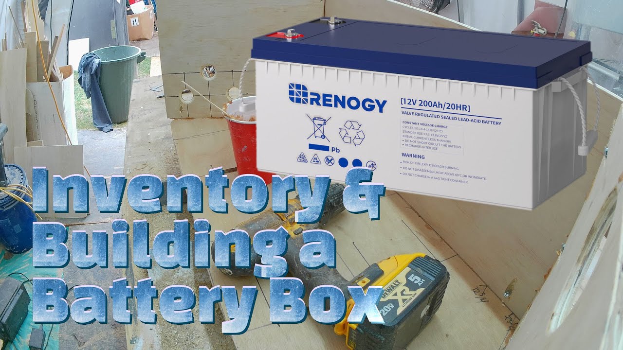 Taking Inventory & building a Battery Box - Building DIY Plywood Back ...