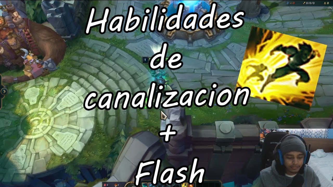 Habilidades de campeones + Flash - League of legends - YouTube