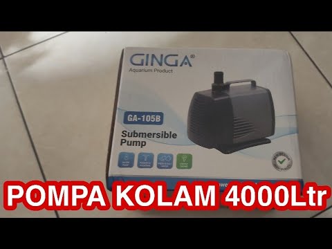 Pompa Kolam Ginga GA 105B - YouTube