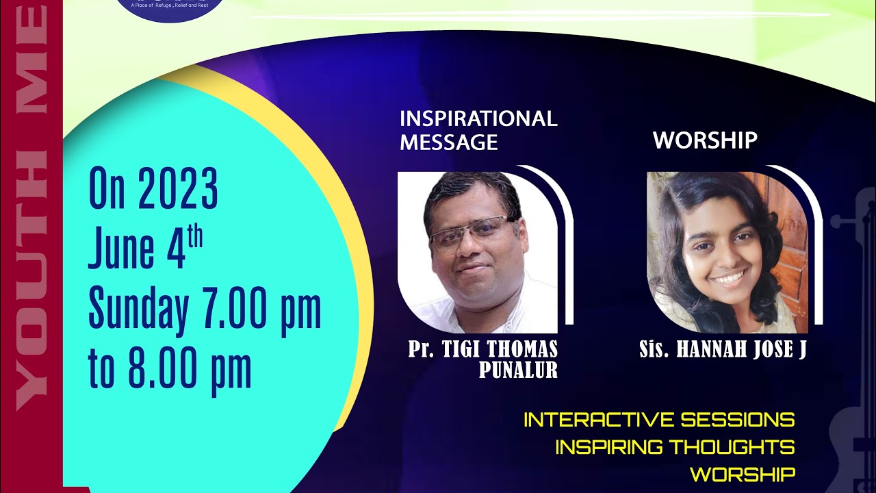 Pr. TIGI THOMAS PUNALUR | Sis. HANNAH JOSE - YouTube