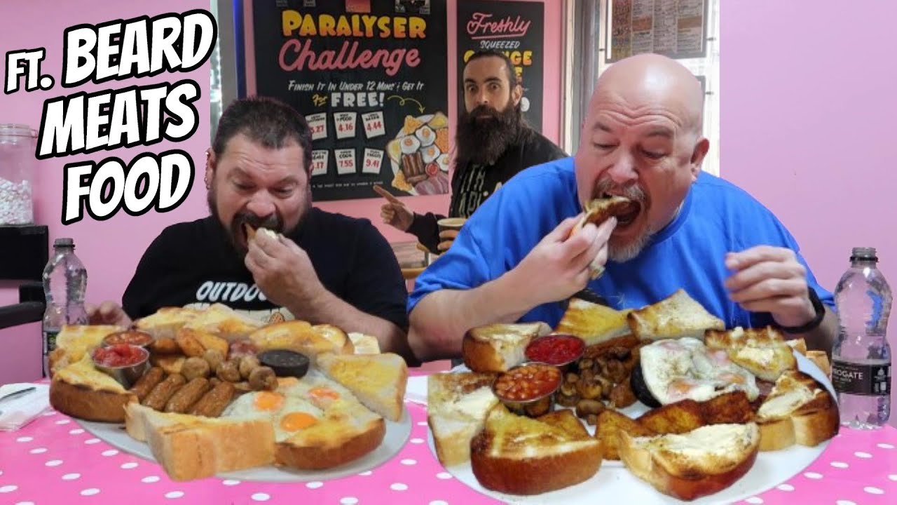 @Beardmeatsfood Coaches us on how to complete this English Breakfast ...