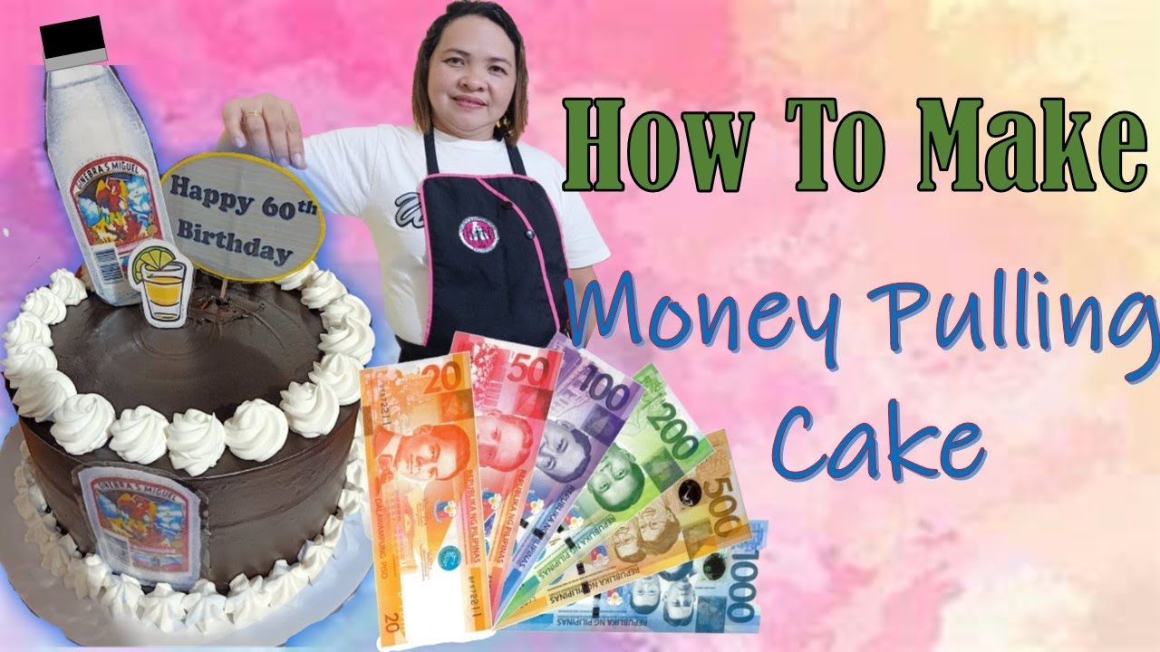 How To Make Money Pulling Cake, Chocolate Cake, Ginebra Cake - YouTube