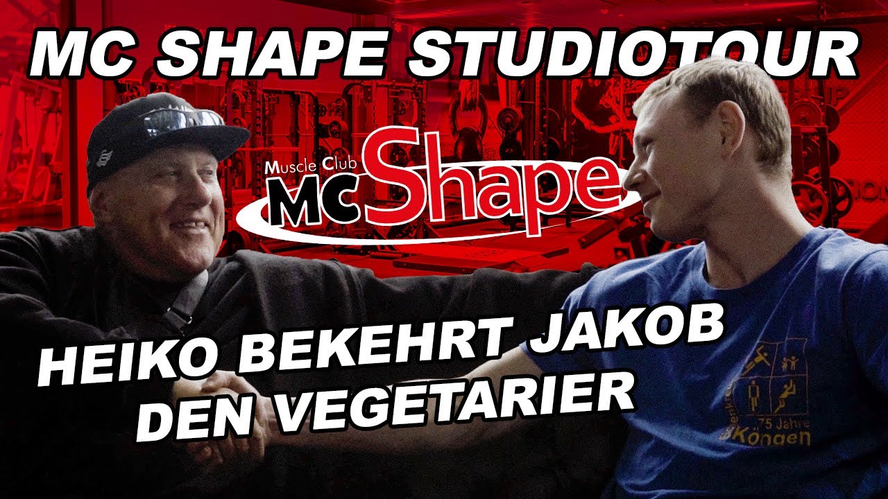 MC SHAPE STUDIOTOUR - Heiko bekehrt Jakob den Vegetarier - YouTube