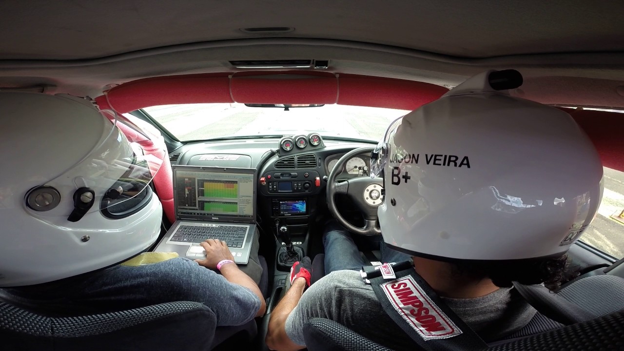 First hard launch in the track bite - YouTube