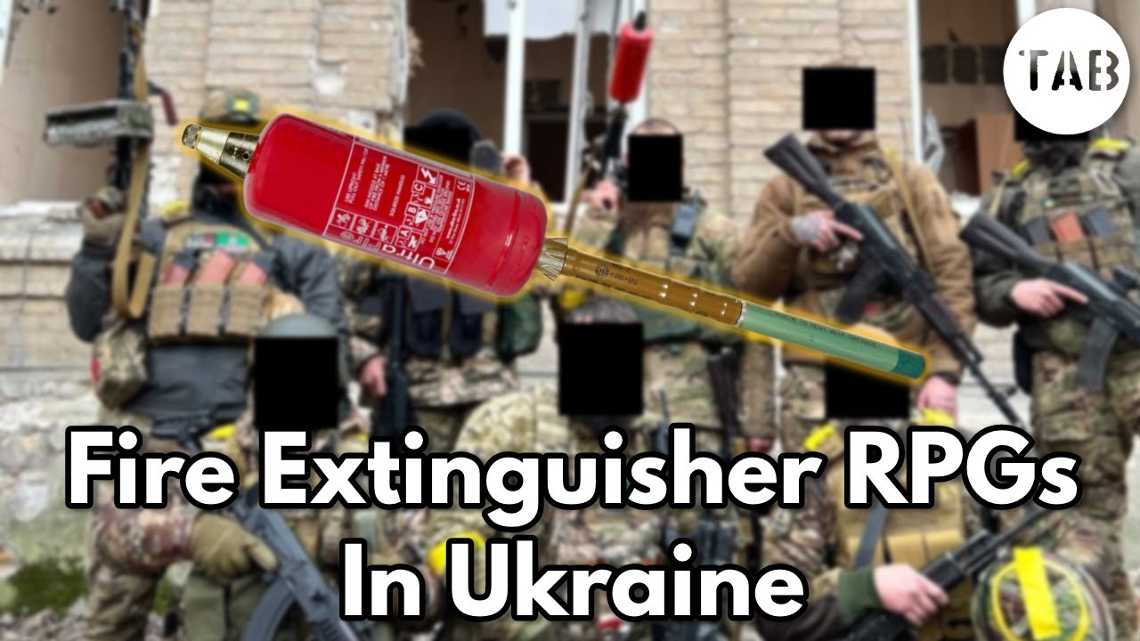 Makeshift Fire Extinguisher RPG Warheads In Ukraine - YouTube