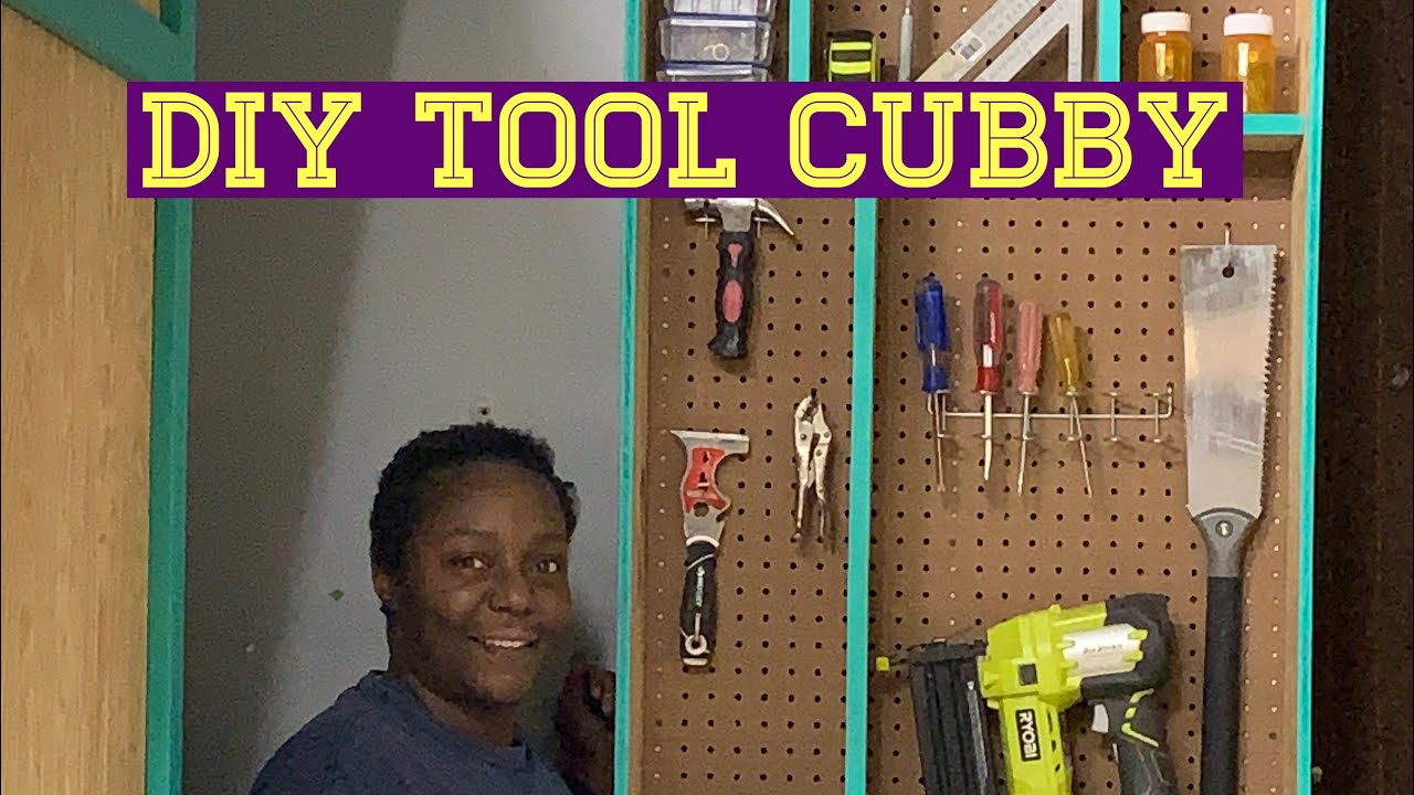DIY TOOL CUBBY from SCRAP WOOD - YouTube