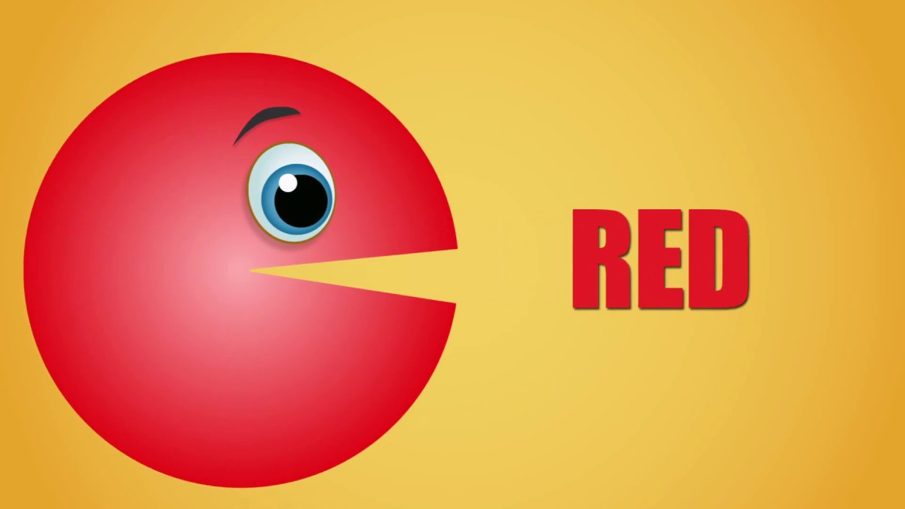 PACMAN AND LEARN COLORS COMPILATION * Learn colors for kids - YouTube