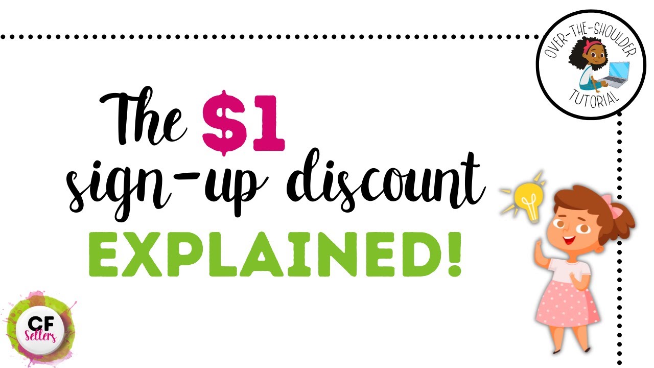 The 1$ Sign-Up Discount Explained for CF Sellers - YouTube