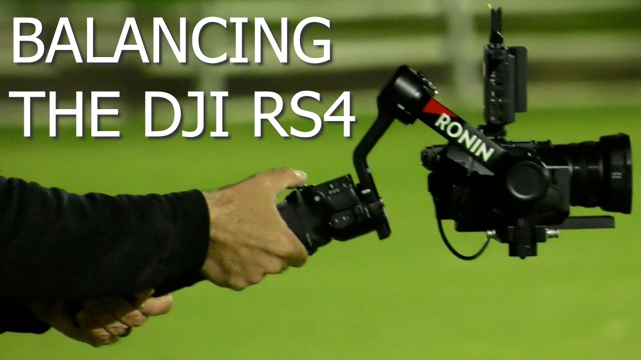 Balancing a DJI RS4 with a Camcorder - YouTube