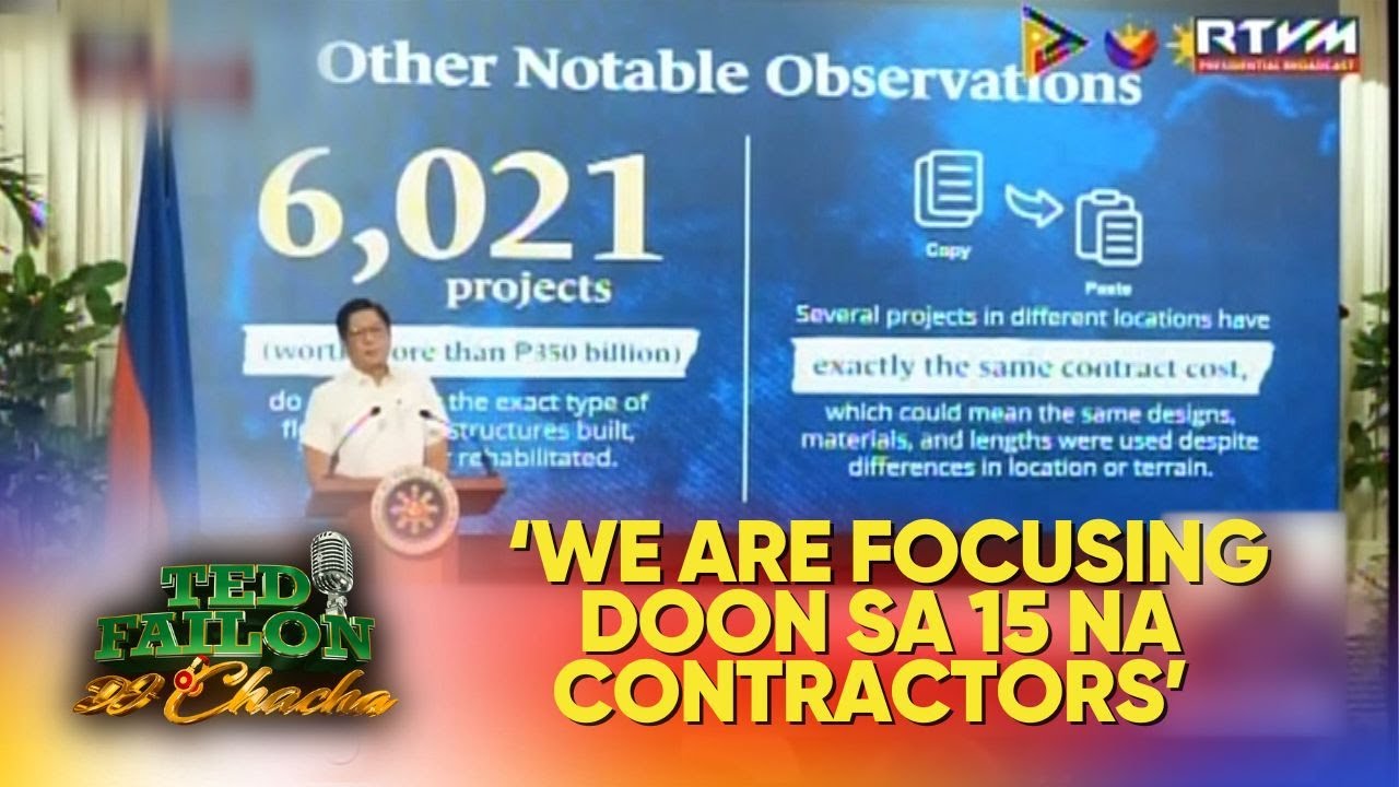 15 contractors ng flood control projects, tinututukan ng DPWH | Ted ...