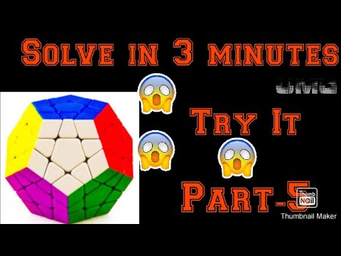How to solve a megamix cube Under 3 minutes. - YouTube