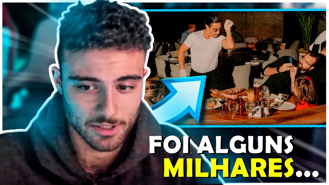 WINDOH REVELA O MÁXIMO QUE PAGOU NUM JANTAR - YouTube