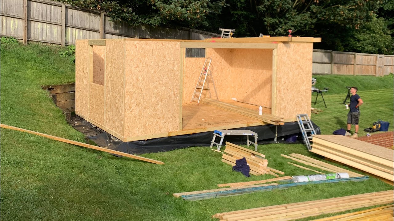 Garden Room Build Using SIP Panels - Woodbridge Garden Rooms - YouTube