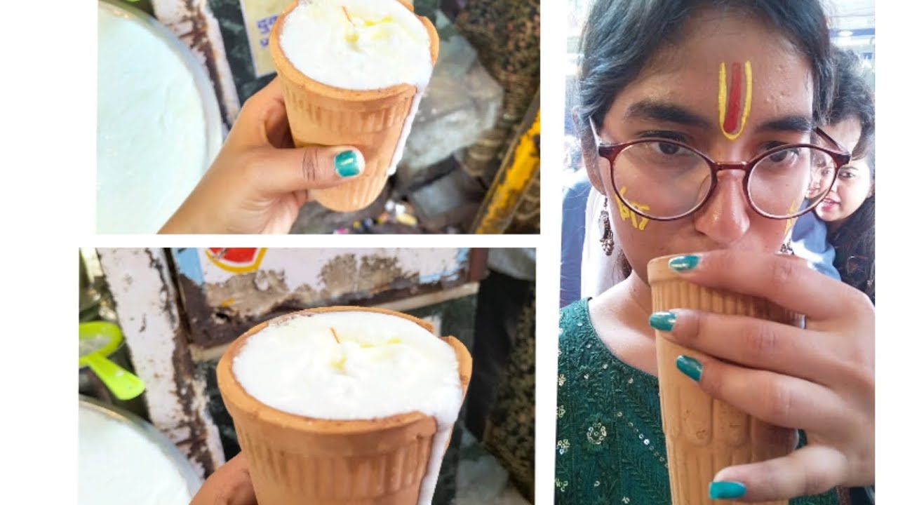 Mathura ki special kulhad lassii 🥛| |mathura Street food 🤤 | | mathura ...