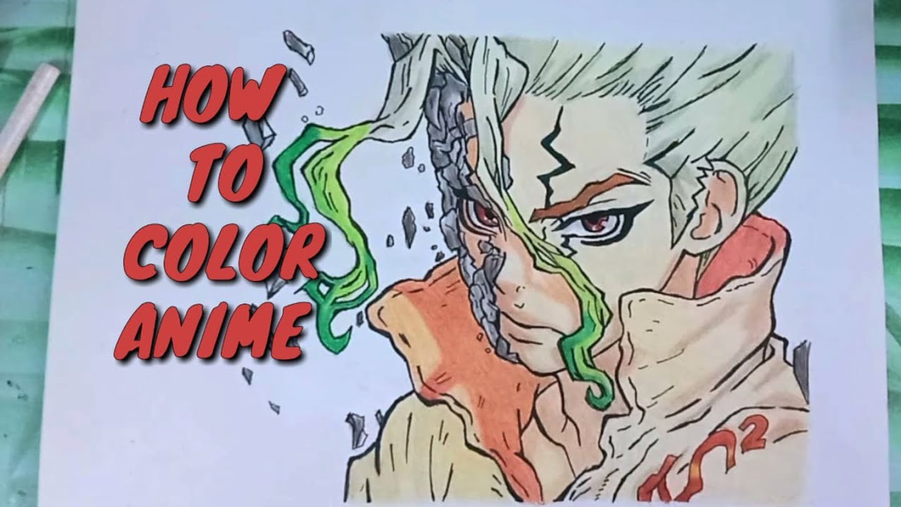 How to color anime (Beginners Guide) - YouTube