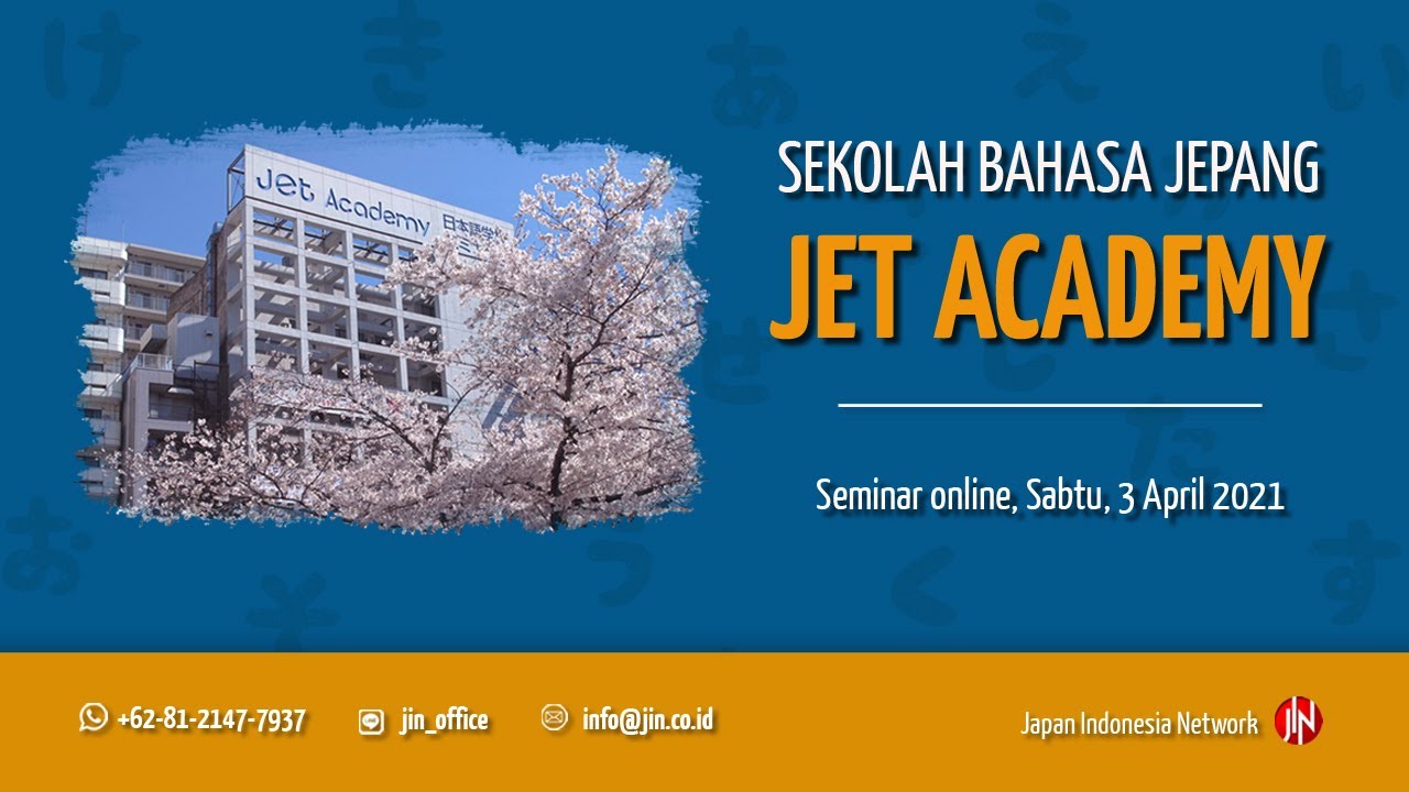 [Seminar, April 2021] JET Academy I - YouTube