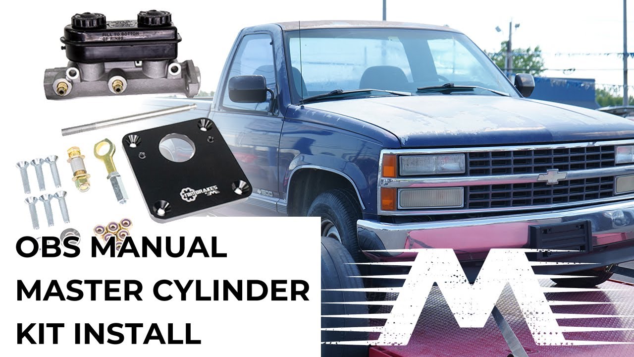 All NEW TBM OBS Truck Manual Master Cylinder Install - YouTube