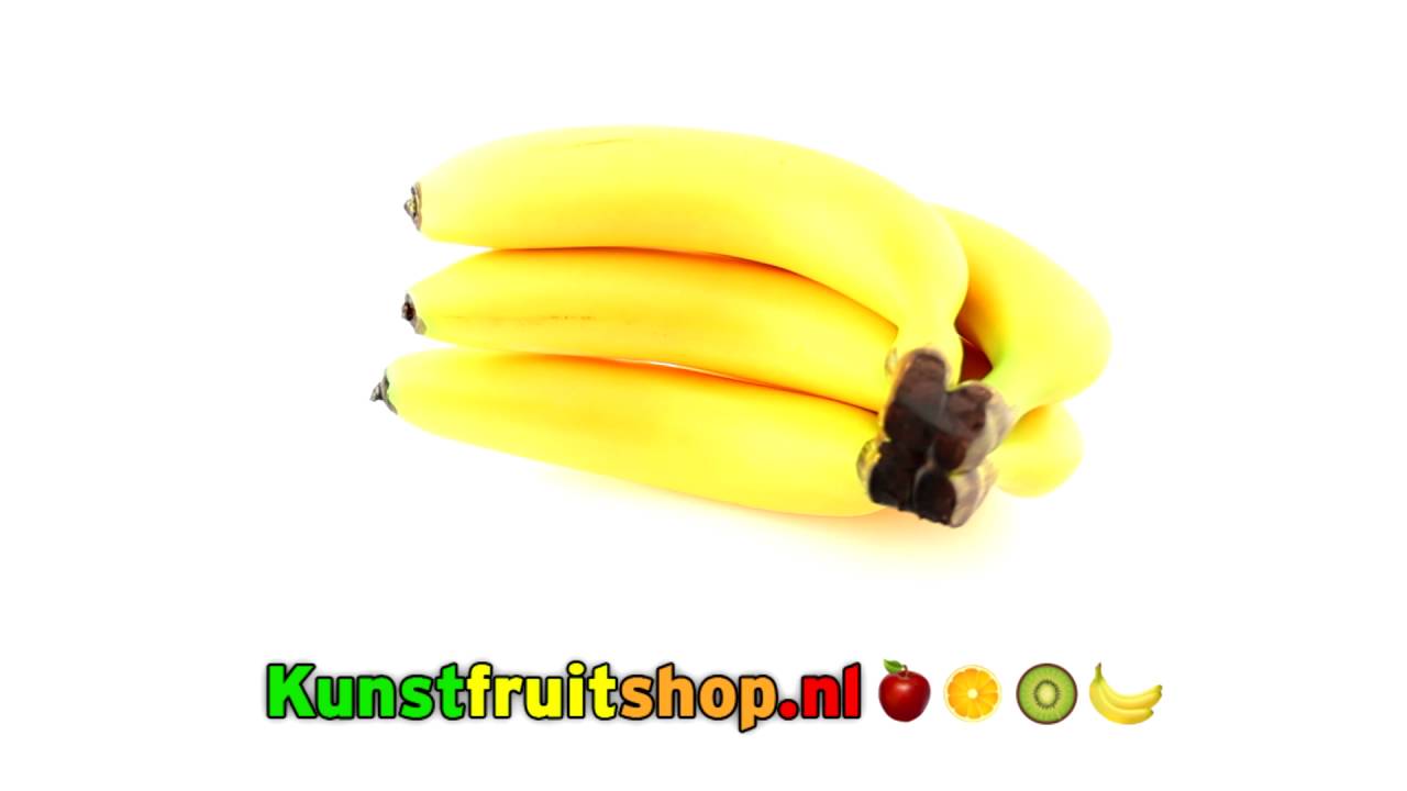Tros Bananen (5 stuks) - Kunstfruitshop.nl - YouTube
