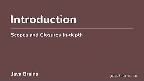 JavaScript Scopes and Closures In-depth - YouTube