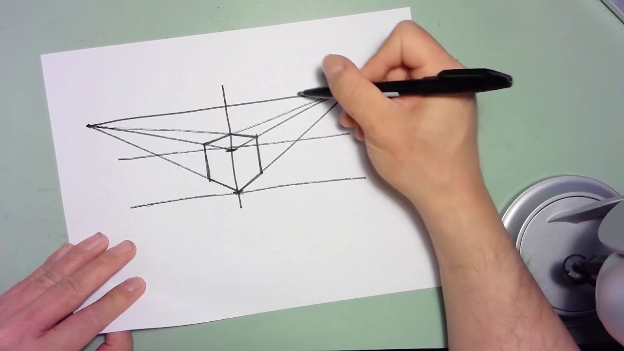 Hand Sketching #- 7 Cubes from Any Angle - YouTube