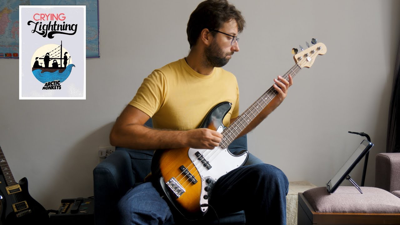 Arctic Monkeys - Crying Lightning [Bass Cover - First attempt, close to ...