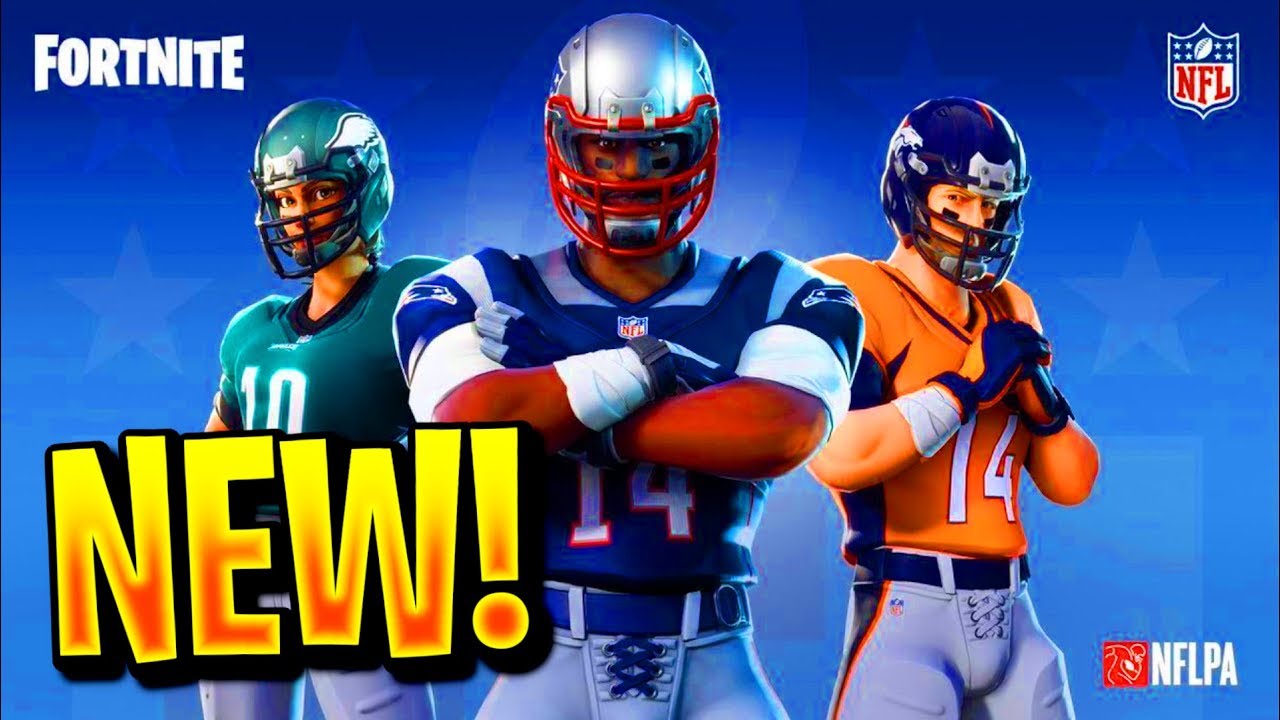 NEW "NFL SKINS" LEAKED! FORTNITE NFL SKINS TRAILER! NEW "NFL FOOTBALL ...