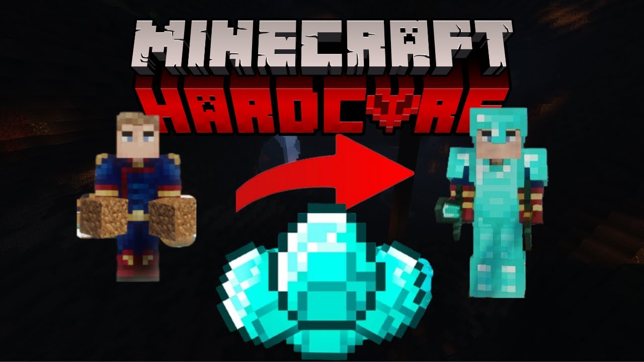 Mining the BIGGEST Cave for Diamonds in Minecraft Hardcore! - YouTube