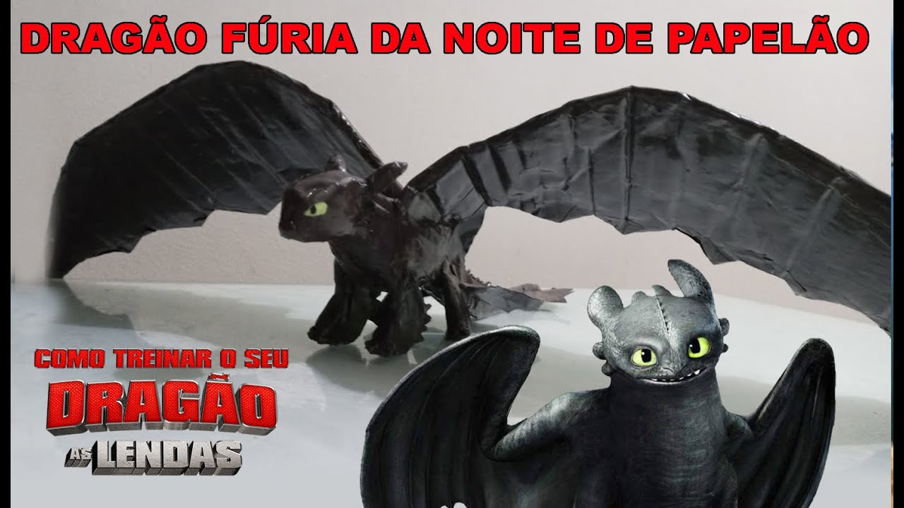 Como fazer fúria da noite de como treinar seu dragão - YouTube
