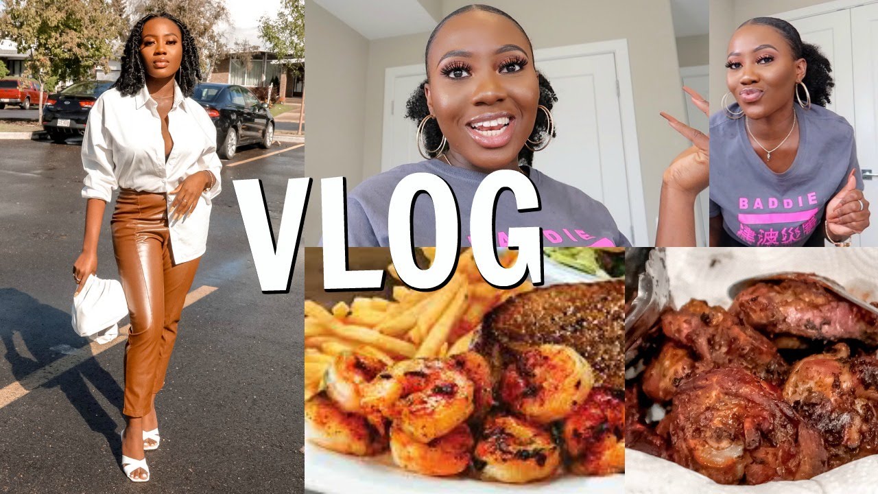 VLOG | Life Update, Dating, Thanksgiving Meal prep + Dinner & more ...
