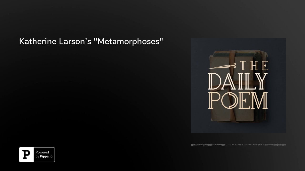 Katherine Larson's "Metamorphoses" - YouTube