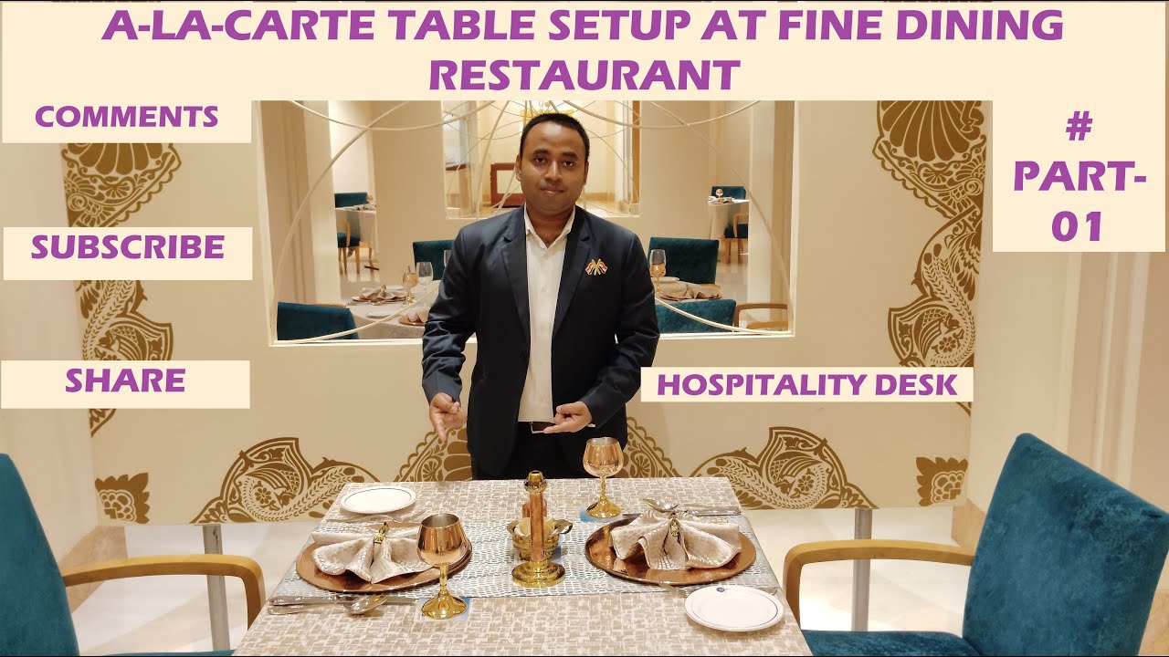 A La Carte Table Setup: The Ultimate Guide #tablesetup #restaurant # ...