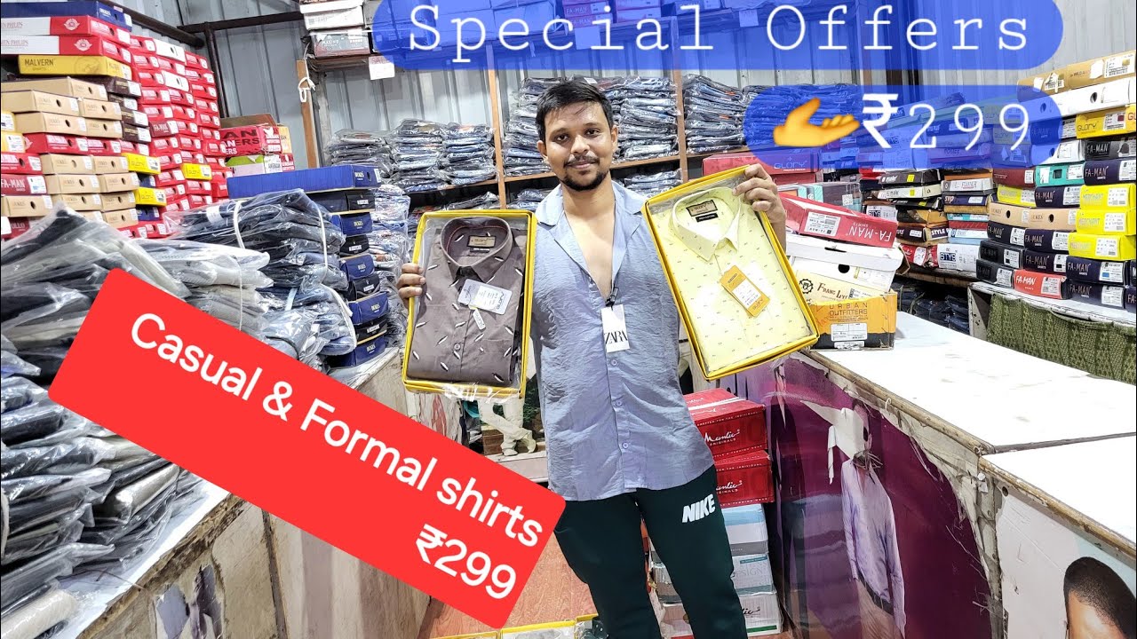 Casual & Formal Box Pack Shirts 🔥👕only at ₹299/ Retail Market at West ...