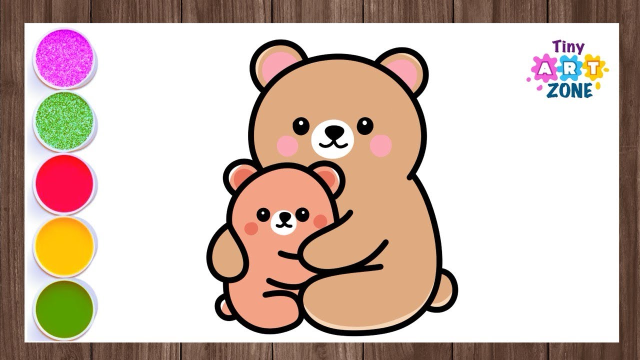 How to Draw a Teady Bear Easy for Kids | Teady Bear Drawing and ...