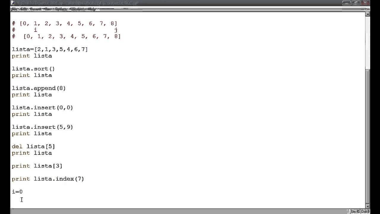 4 Codeprog Aprende A Programar Con Python Listas En Python Youtube 