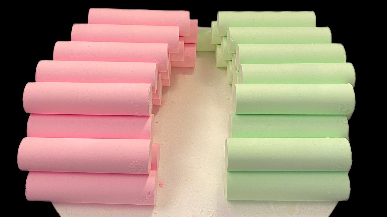 ASMR Baking soda Crispy poles🍡 - YouTube