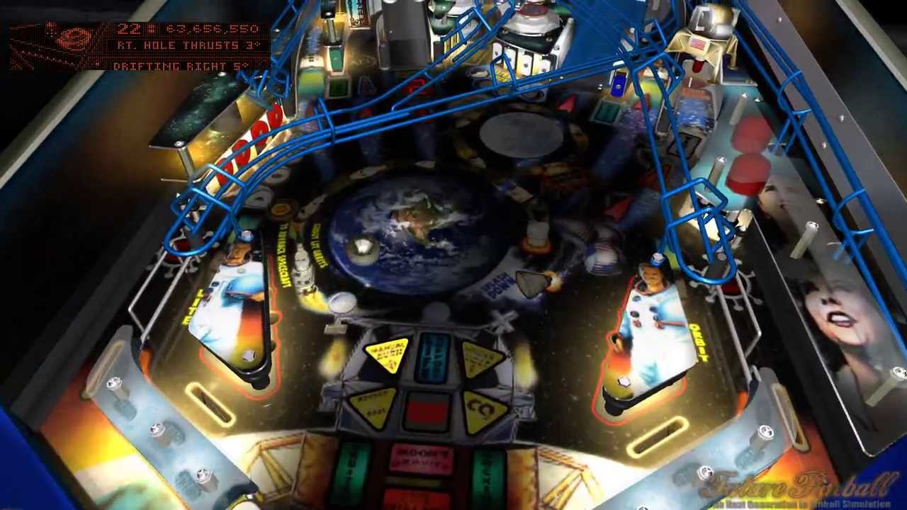 Future Pinball - Apollo 13 pinball table on DELL XPS 600 - YouTube