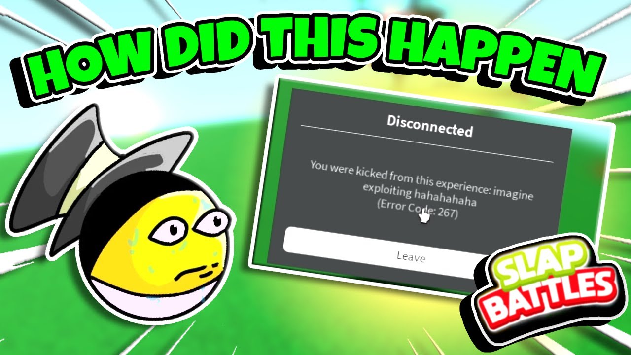 THIS SLAP BATTLES GLITCH KICKS YOU FROM THE GAME... - YouTube