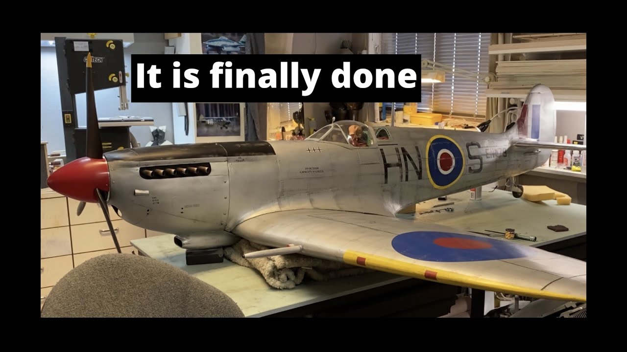 Fiberclassic Carf Spitfire restoration finish 3w150 il - YouTube