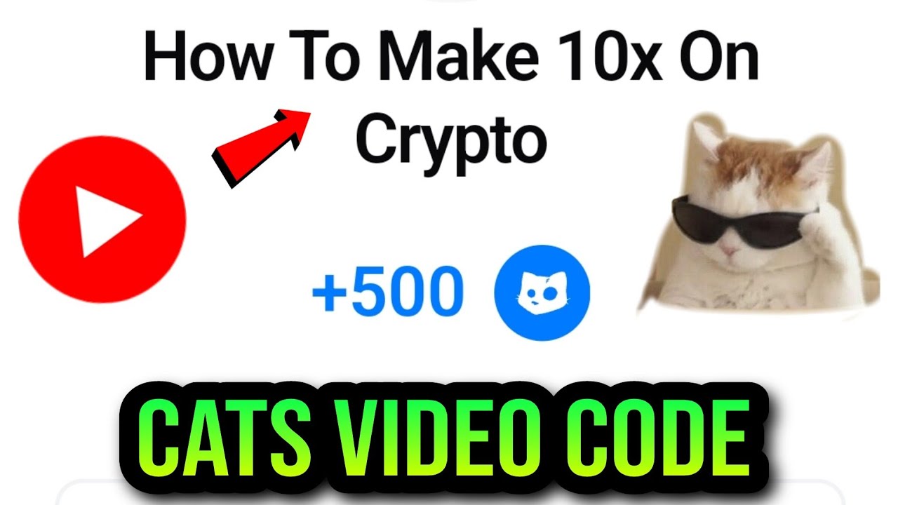 How To Make 10x On Crypto Cats Video Code Today | Cats Youtube Video Code | Cats Video Code ...