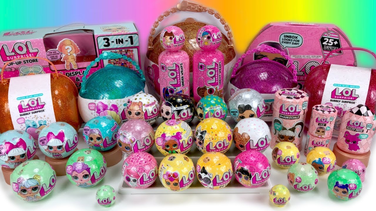 LOL Surprise Full Sealed Ball Collection Series 1-5 Exclusives and ...