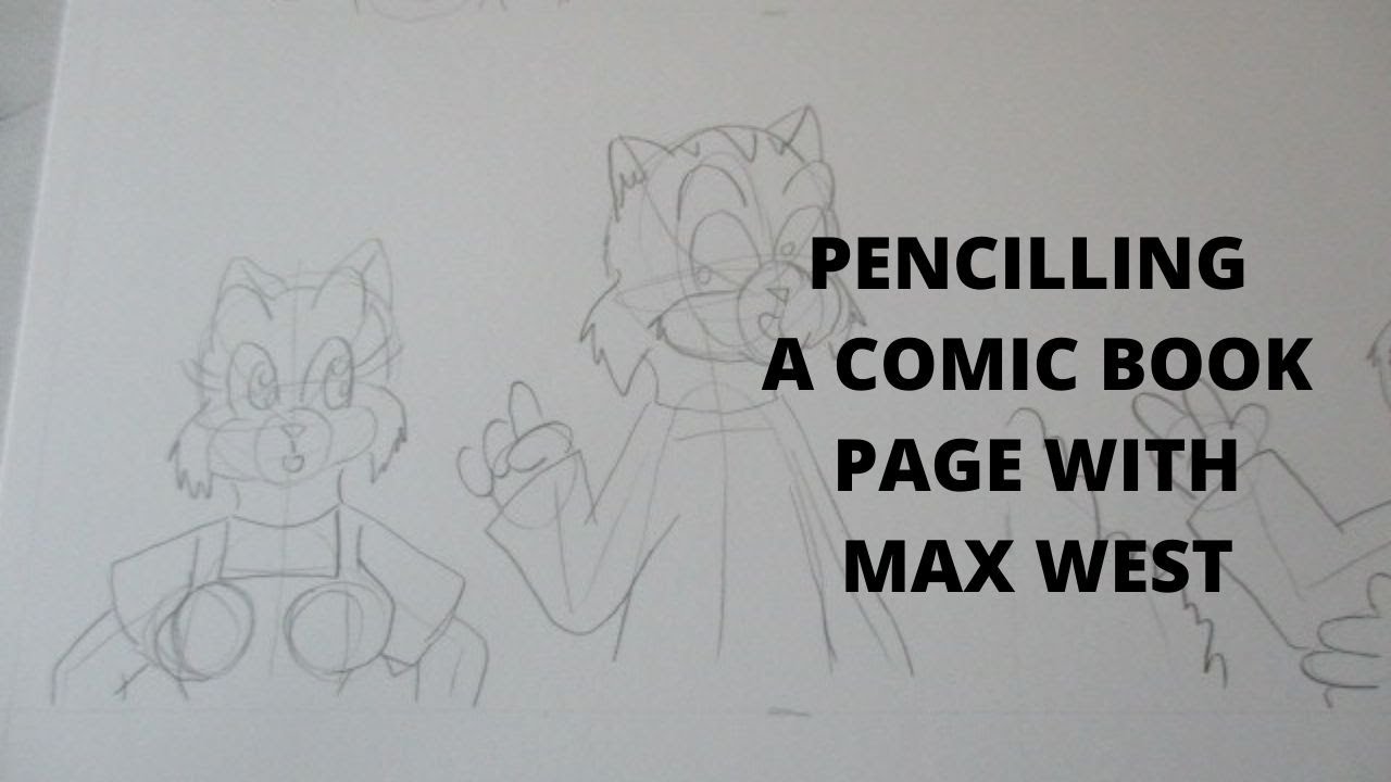 Pencilling a Comic Book Page - YouTube