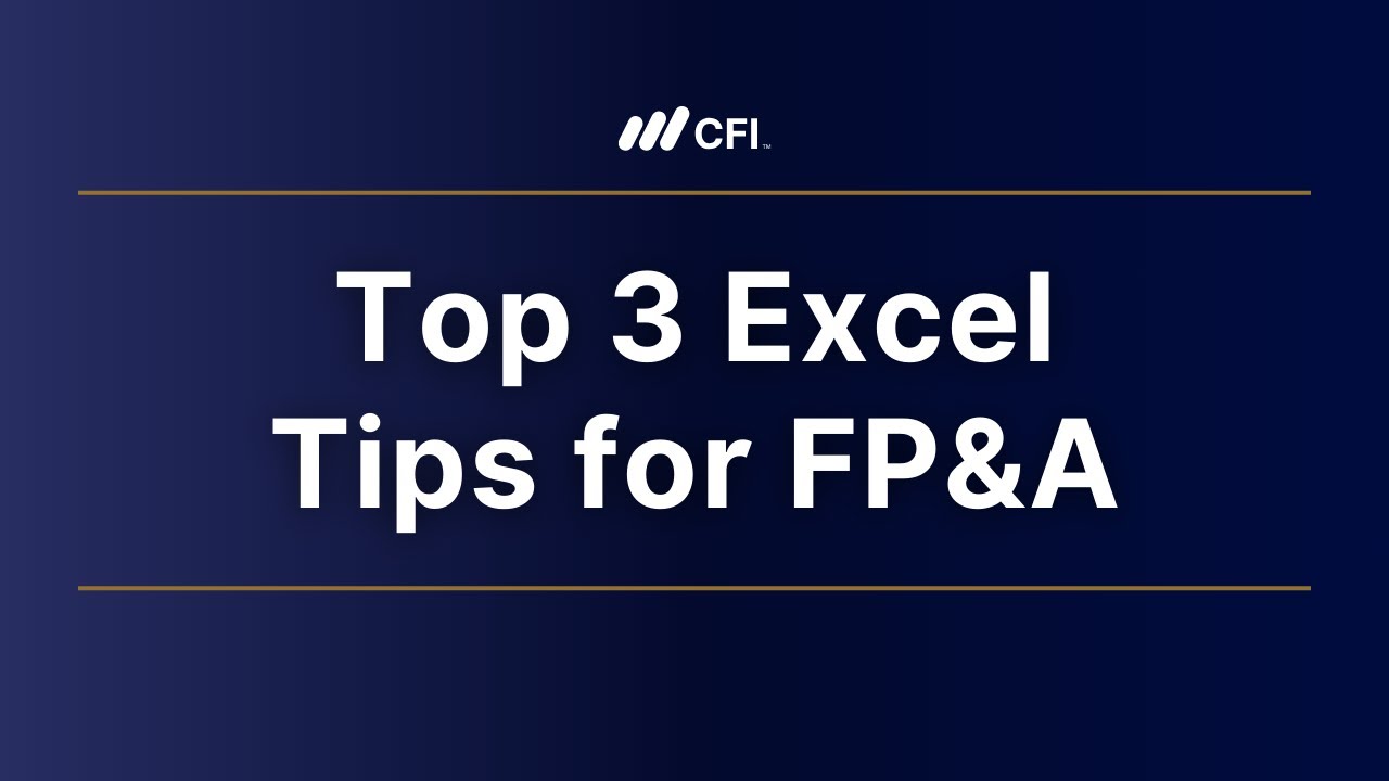 📊 Top 3 Excel Tips for FP&A Analysts | Boost Your Financial Analysis ...