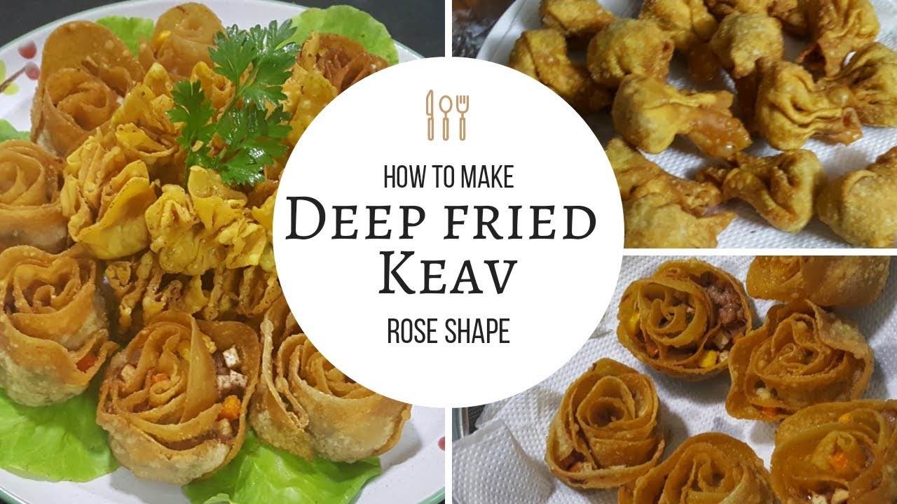 គៀវបំពង | How to make Deep fried Keav | Chinese Fried Keav - YouTube