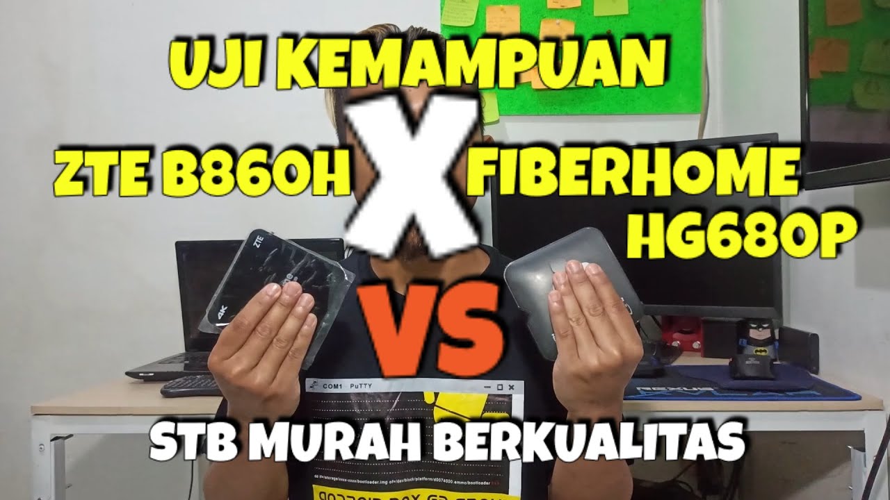 Perbedaan ZTE B860H dan Fiberhome HG680P - YouTube