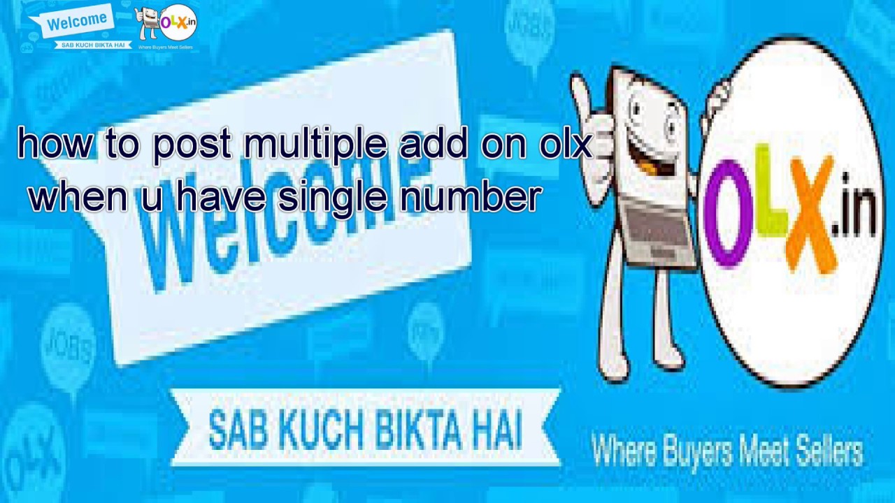 how to post a free add on olx - YouTube