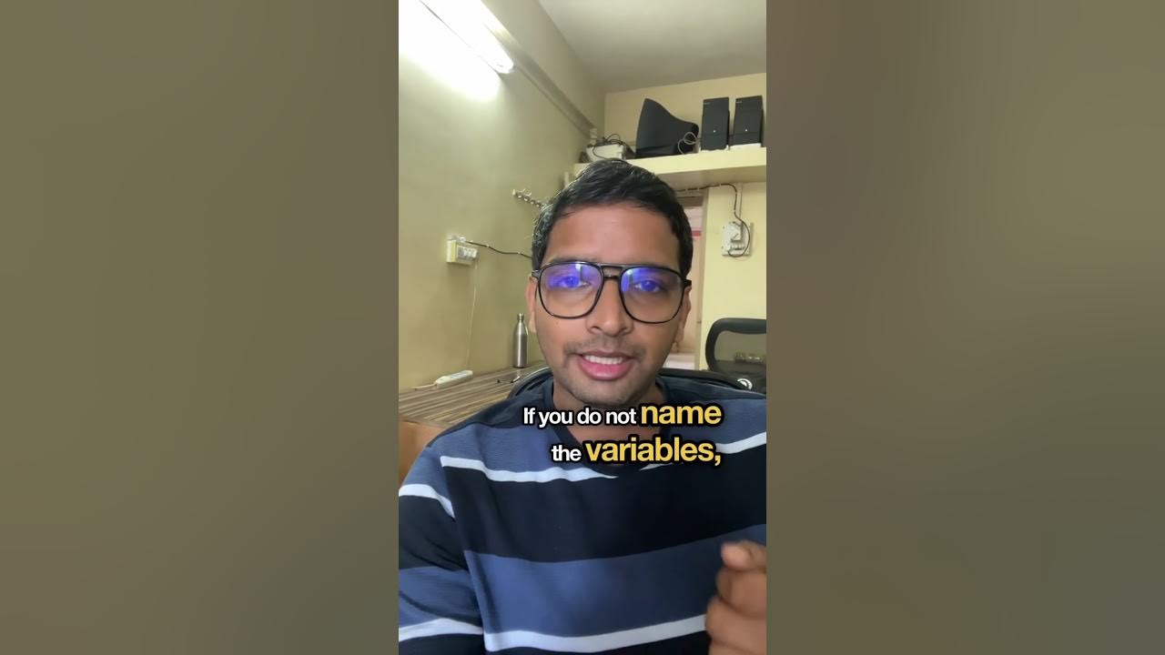 The Importance of Proper Naming in Coding - YouTube