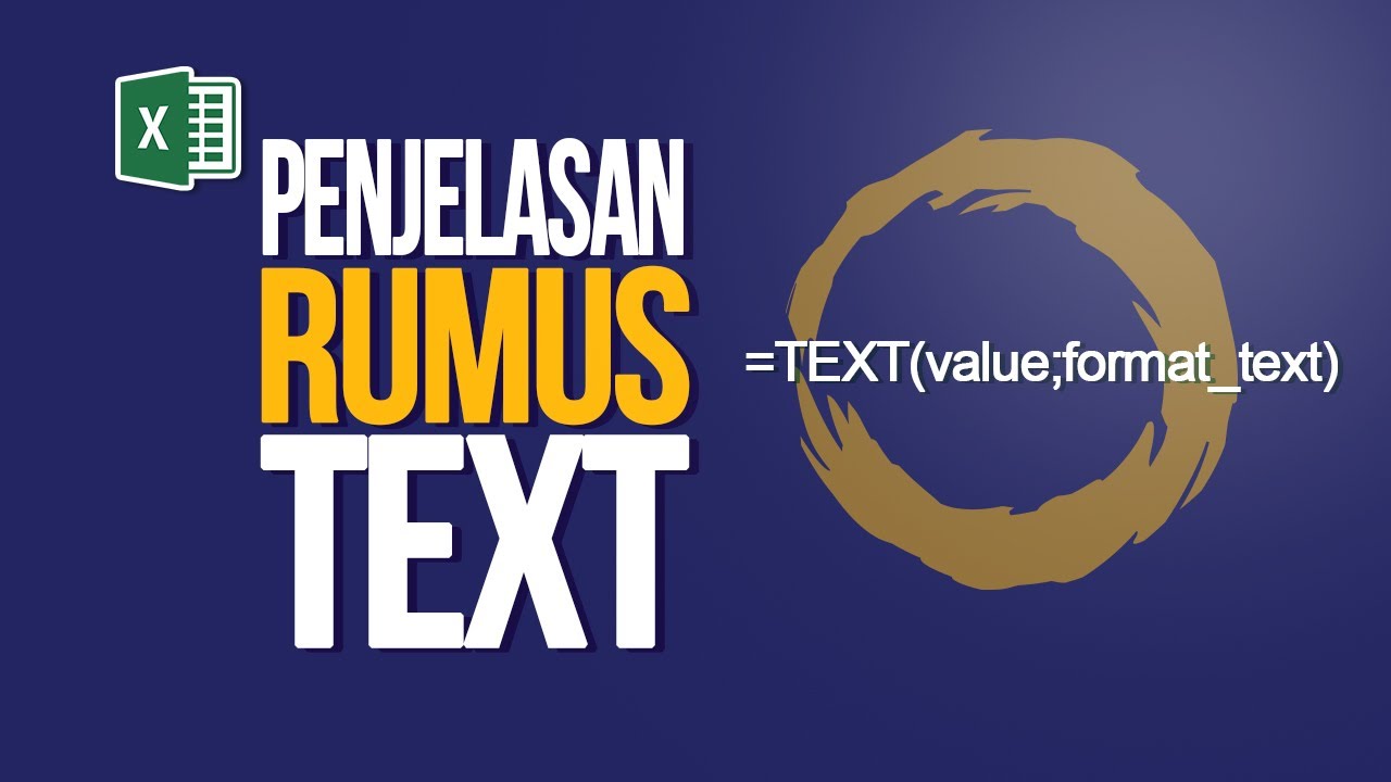 21. MENGGUNAKAN RUMUS TEXT - YouTube
