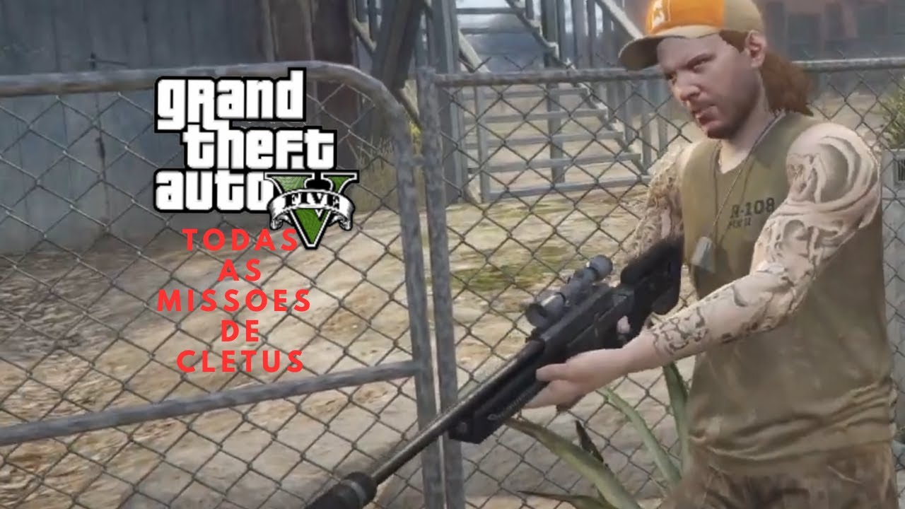 Todas as missoes do cletus - Gta 5 - YouTube